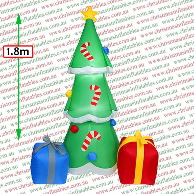 1.8m Christmas Tree with Gifts and Bows Inflatable – Airfigs Inflatables