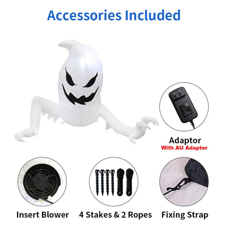 1.1m Scary Ground Crawler Ghost Halloween Inflatable – Airfigs Inflatables