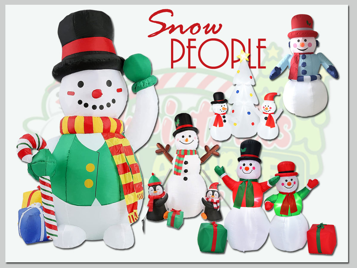 1.9m Bluey Family Christmas Inflatable – Airfigs Inflatables