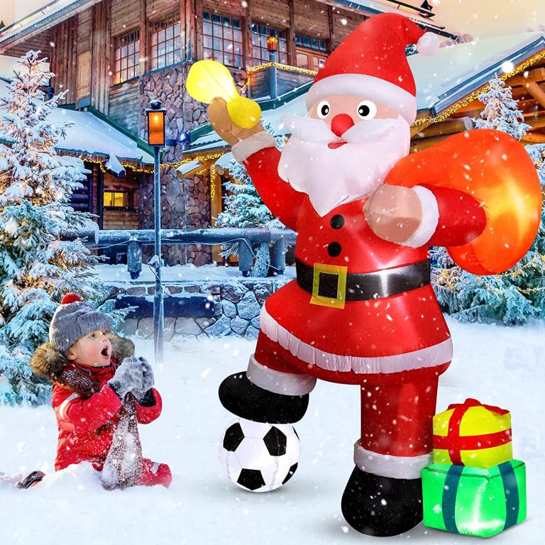 1.8m World Cup Santa with Gifts Sack Christmas Inflatable – Airfigs ...