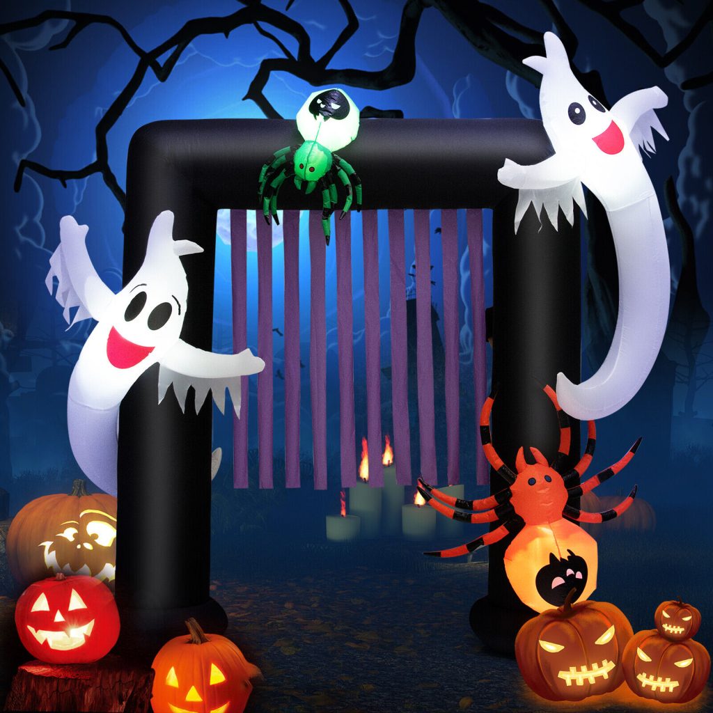 2.3m Halloween Ghost Spider Archway Inflatable – Airfigs Inflatables
