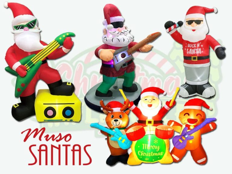 Santa On Sydney Harbor Bridge Christmas Inflatable – Airfigs Inflatables