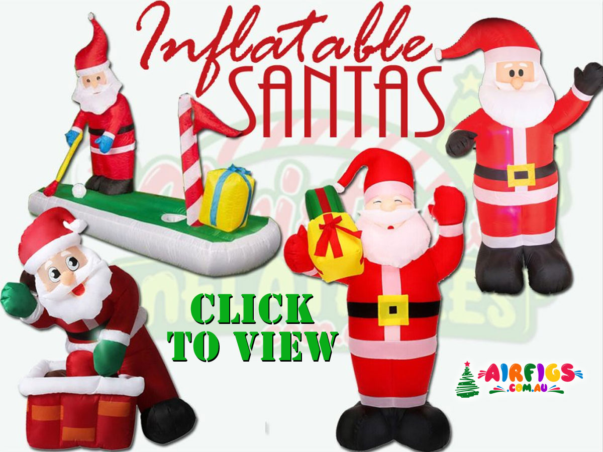 1.9m Bluey Family Christmas Inflatable – Airfigs Inflatables