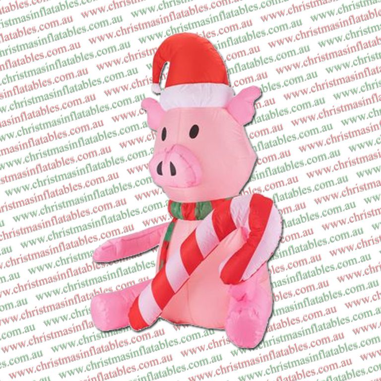 1.5m Cute Little Piglet Christmas Inflatable – Airfigs Inflatables