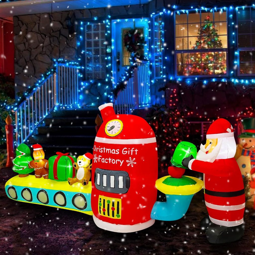 2.4m Christmas Gift Factory Toy Maker’s Inflatable – Airfigs Inflatables