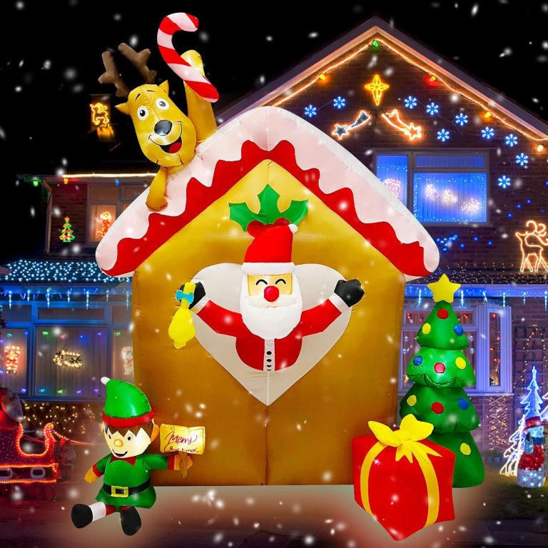 2.1m Gingerbread House Christmas Inflatable – Airfigs Inflatables