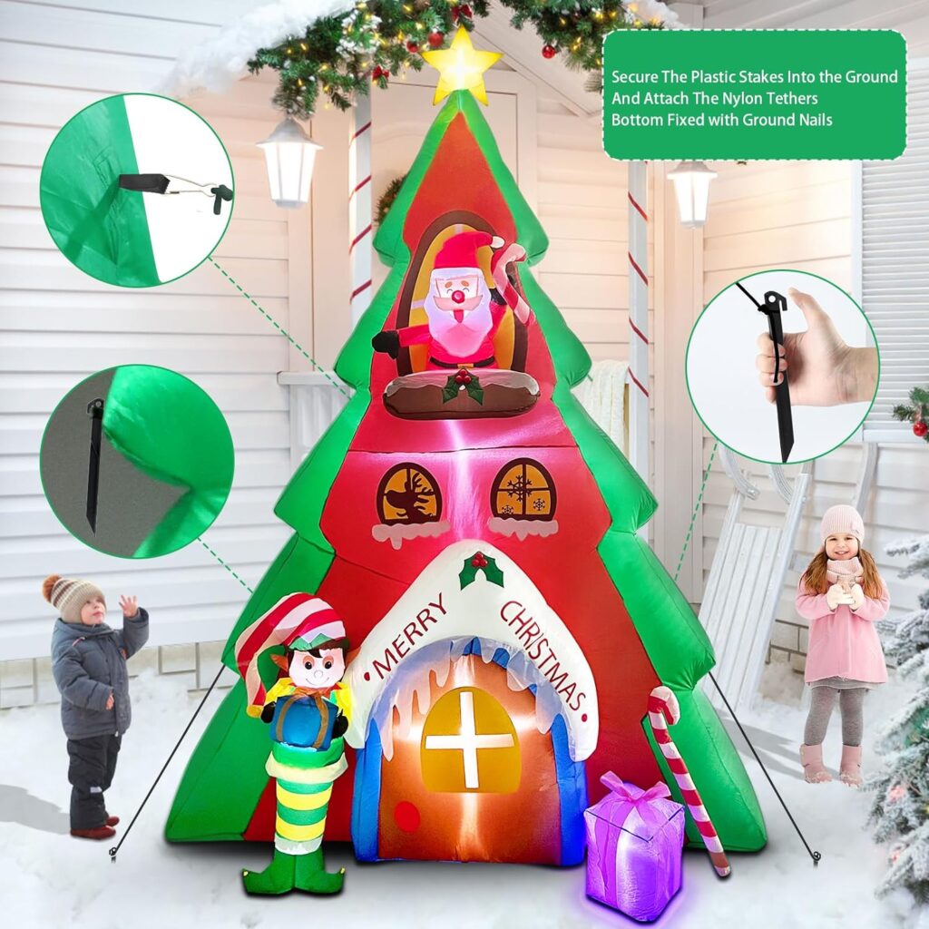 3m Christmas Tree House Christmas Inflatable – Airfigs Inflatables