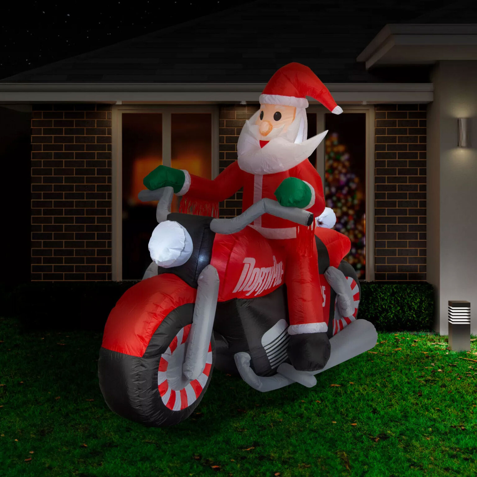 1.8m Motorbike Santa Christmas Inflatable – Airfigs Inflatables