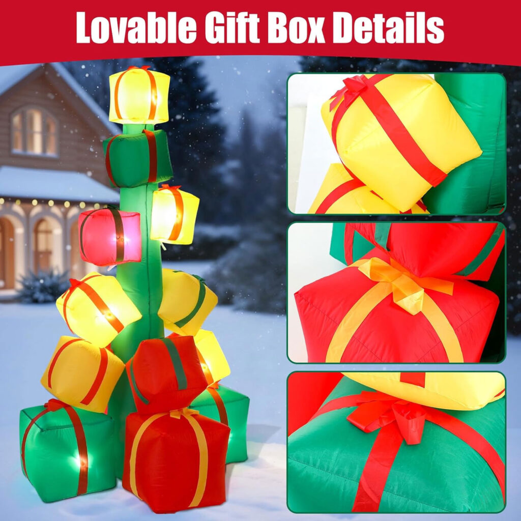 1.8m Gift Pole Christmas Inflatable – Airfigs Inflatables